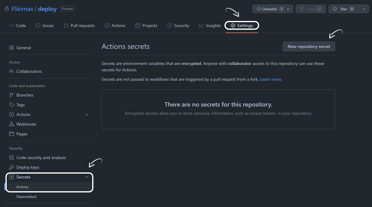 Despliegue automático desde GitHub a un servidor a través de SFTP (GitHub Actions) - Flikimax